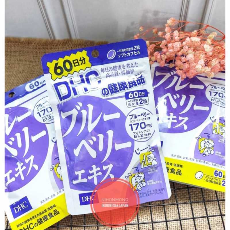Promo Dhc Blueberry Extract 60 Days 120 Tablets Diskon 26% di Seller ...