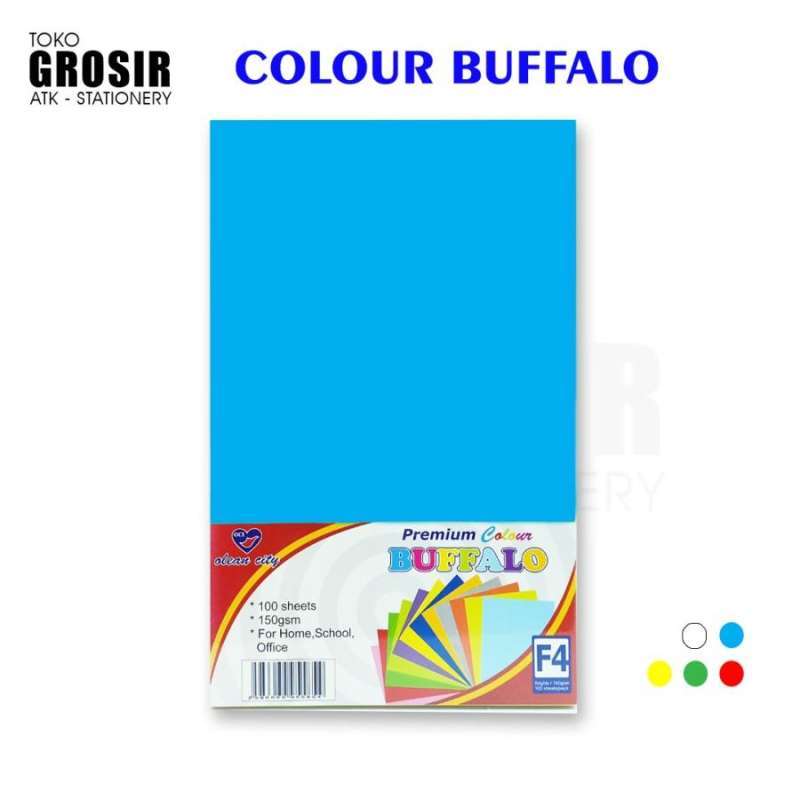Jual KERTAS BUFFALO Folio Premium Colour OLEAN CITY di Seller Grosir ...