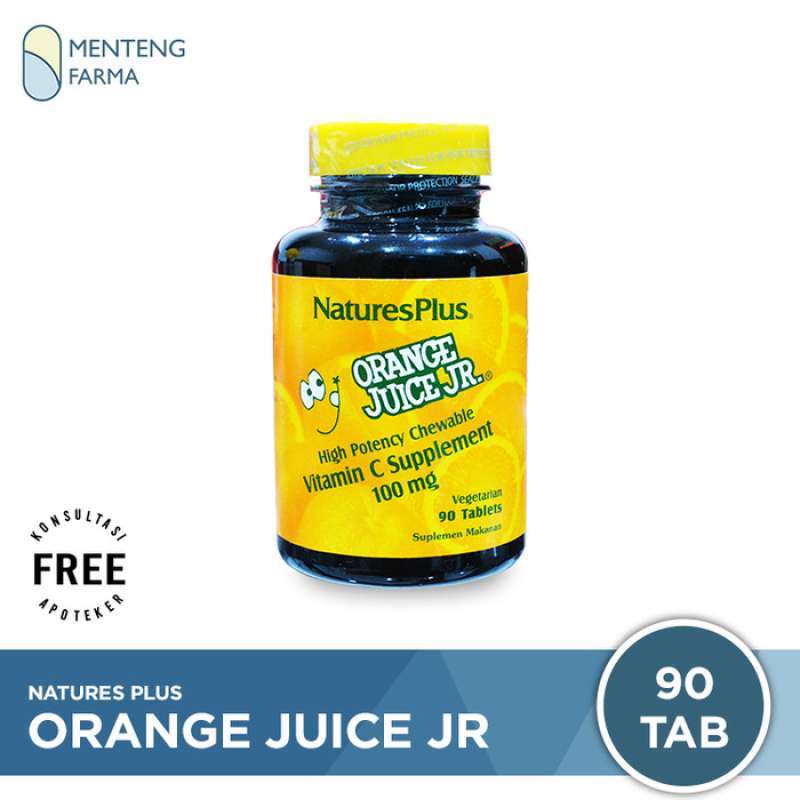 Jual natures plus orange juice jr 90 tablet - asupan vitamin c untuk ...
