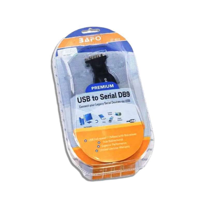 Promo USB TO SERIAL DB9 BAFO RS 232. KABEL USB TO SERIAL PRINTER Diskon ...