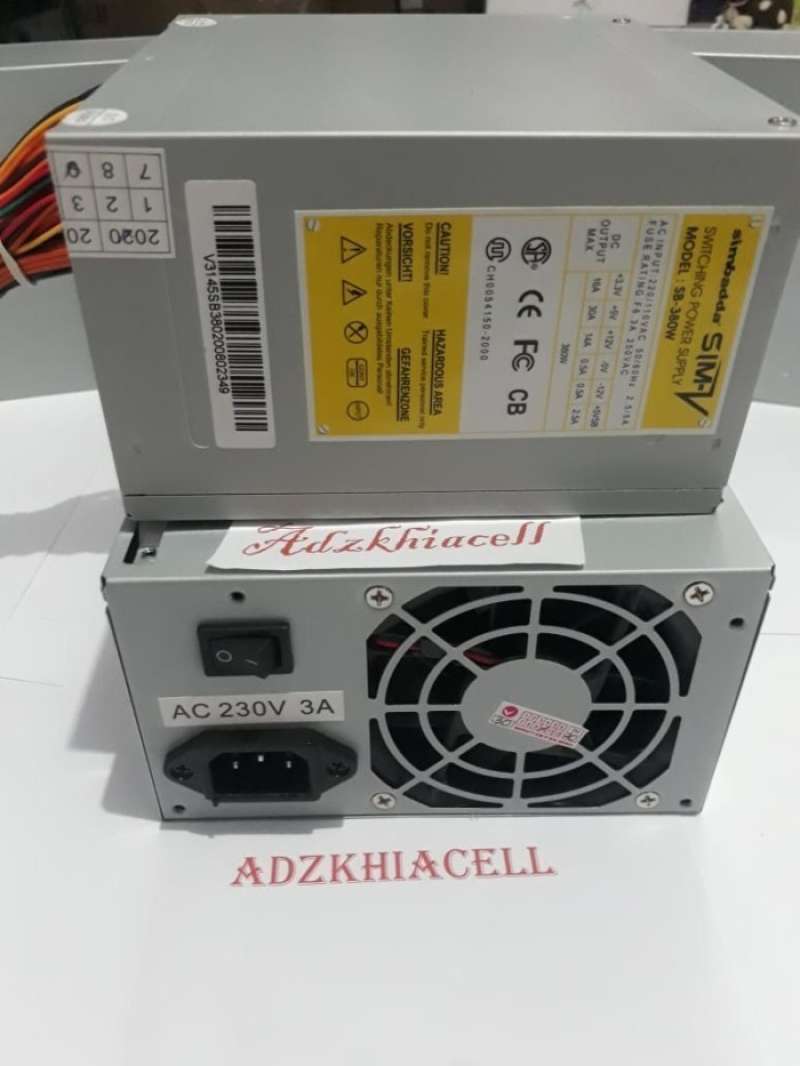 Promo Power Supply - PSU Simbadda 380W Resmi Simbada Diskon 23% di ...
