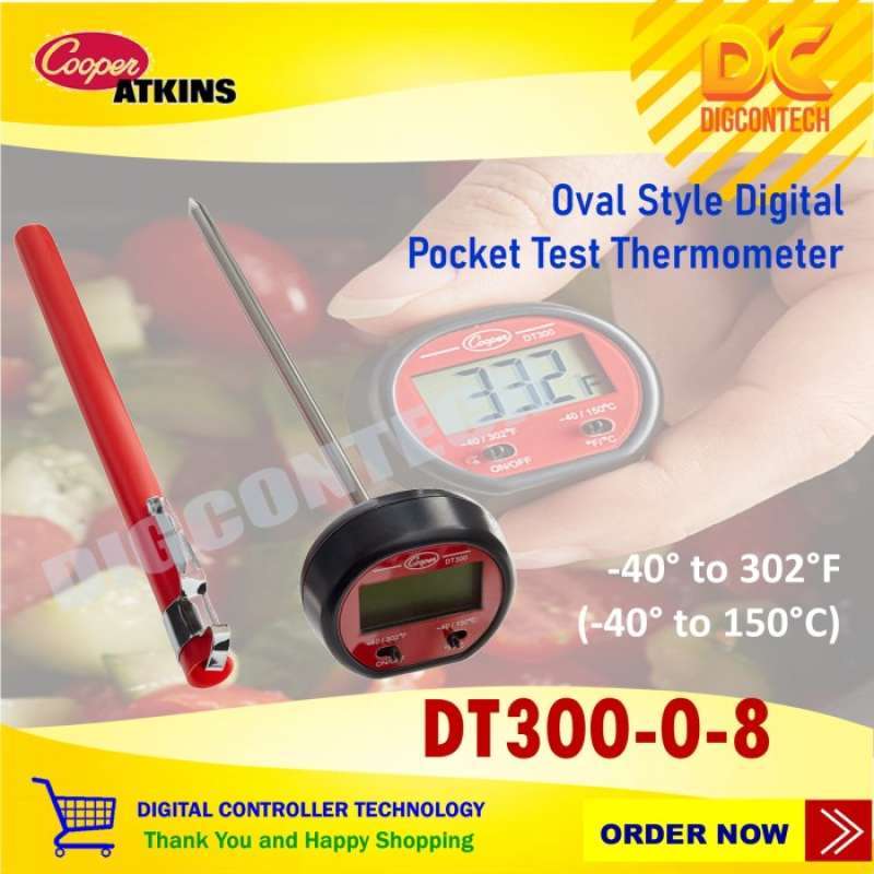 Promo Dt300 Cooper Atkins Digital Pocket Test Thermometer Diskon 23% Di ...