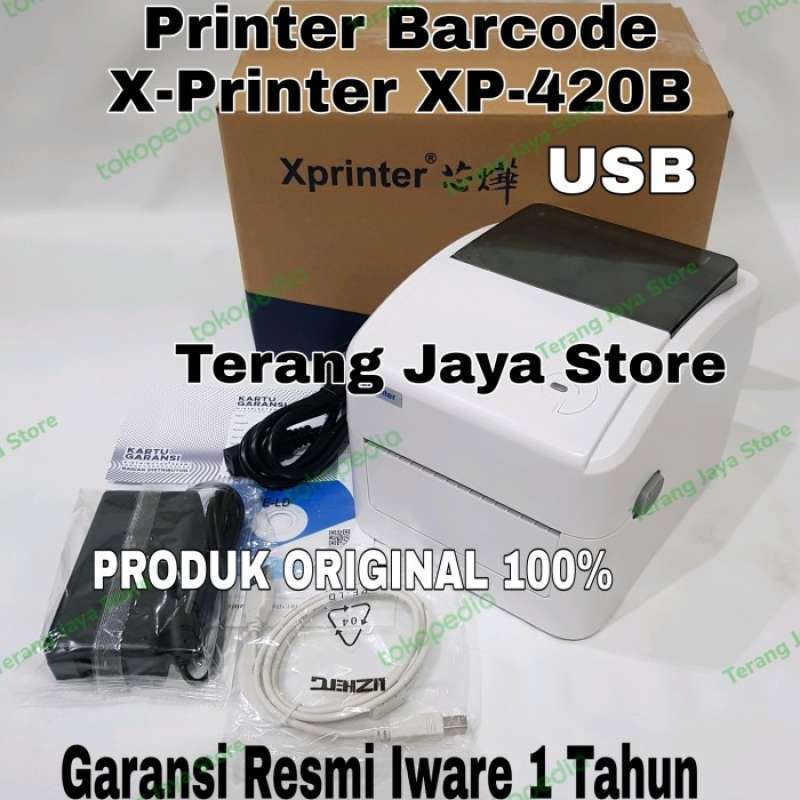 Jual Printer Barcode Xprinter Xp-420b Barcode Printer Label Xprinter Xp420b Di Seller Tunnel ...