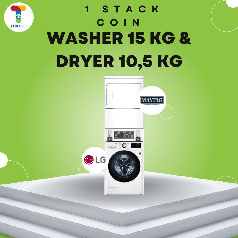 Jual Lg Washer 15kg + Maytag Pintu Besi 10.5kg 1 Stack Di Seller Toko_ili - Kedoya Selatan, Kota ...