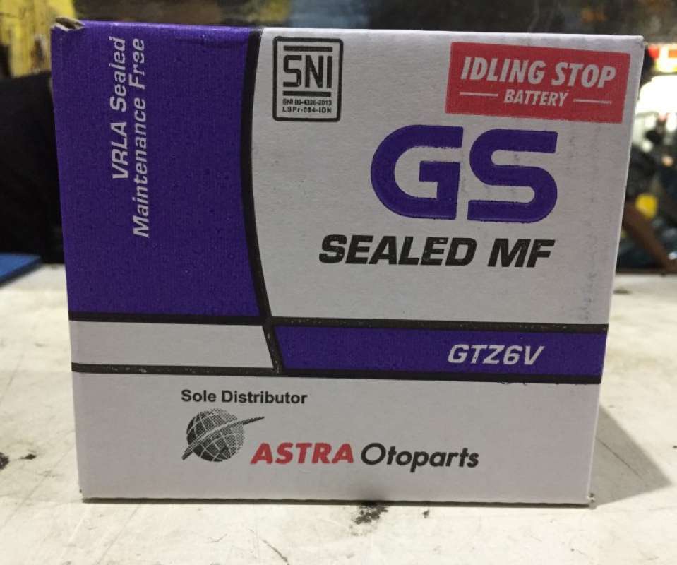Promo Aki Gs Gtz6v Gs Astra Original Vario 125 Diskon 17% Di Seller Mekanik Handal - Cikoko ...