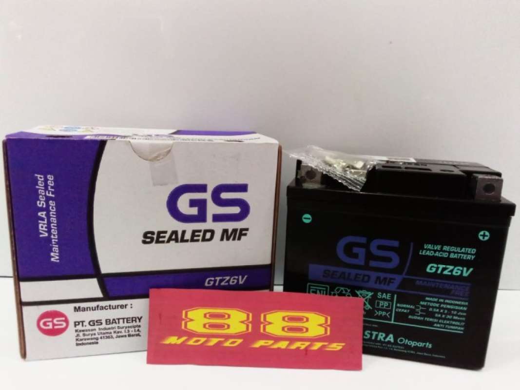 Promo Accu Gs Astra Gtz6v Mf Diskon 17% Di Seller Mekanik Handal ...