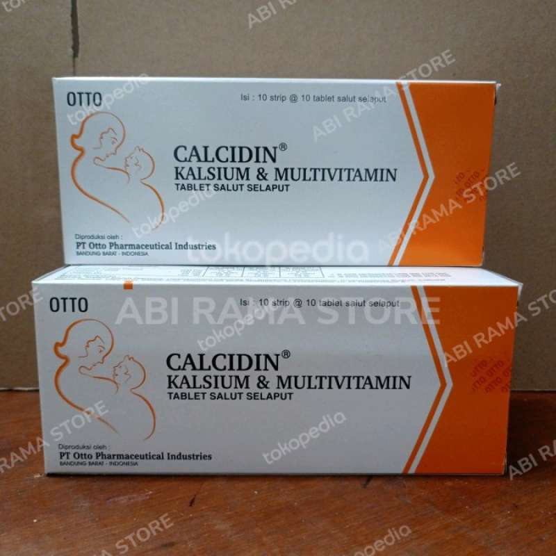 Promo calcidin kalsium&multivitamin ibu hamil dan menyusui [1box 100 ...