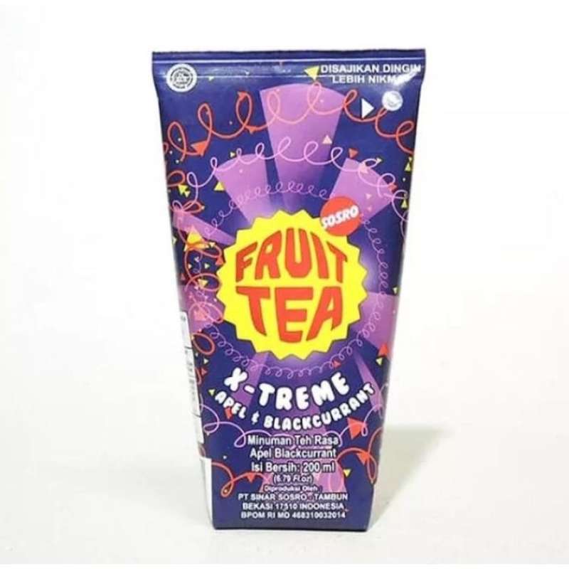 Jual Fruit Tea Sosro Kemasan Genggam isi 200 ml Xtreme Original - 24 pcs di Seller AIF Store ...