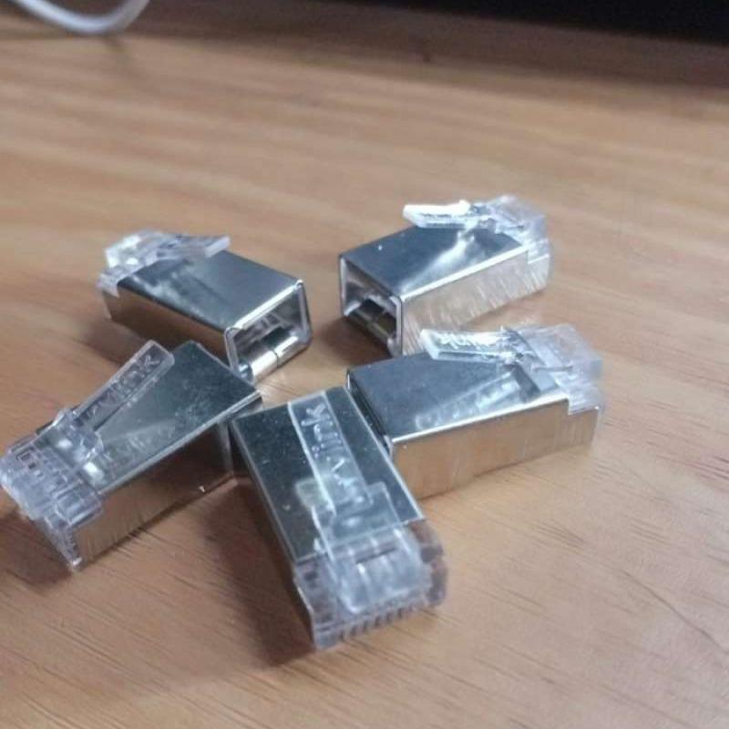 Promo CONECTOR RJ45 CAT6 BESI ANTI GAGAL RV LINK ORIGINAL PLUG CAT6 ...