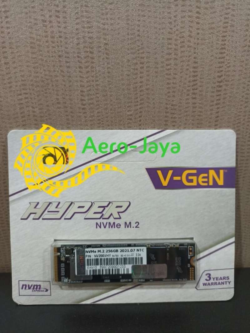 Promo Solid State Drive V-gen Hyper 256gb M.2 Nvme - Ssd Vgen 256gb M.2 ...