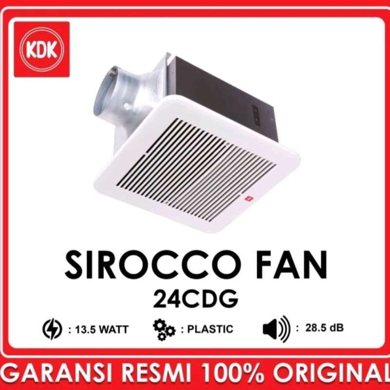 Jual Kdk 24cdg Ceiling Mount Sirocco Exhaust Fan 24 Cm 14 Watt Di ...