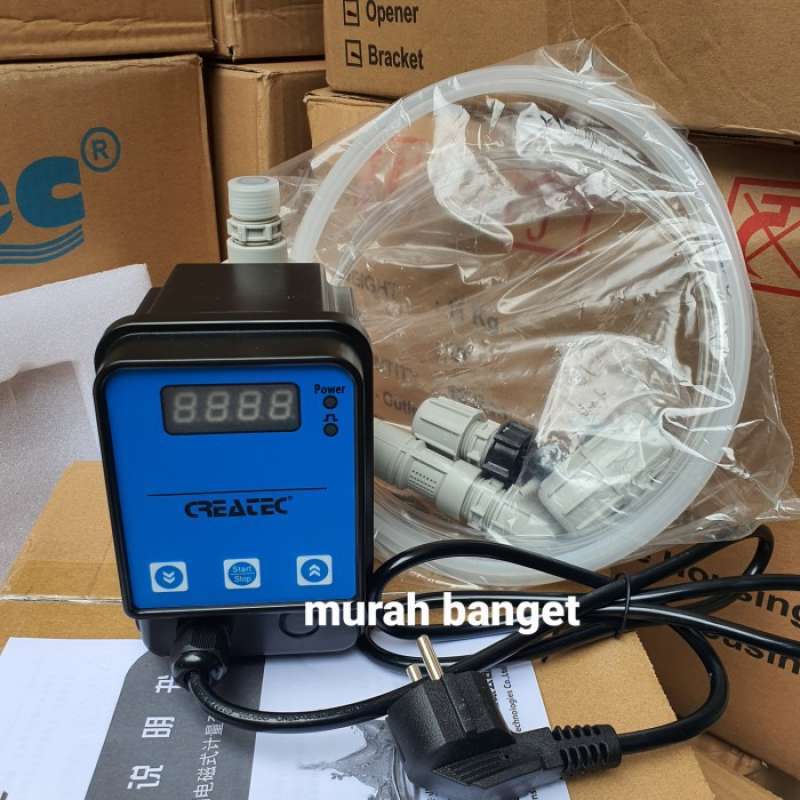 Promo Dosing pump Createc E0309 3bar 9L/jam 220v/1phase/50hz 6x4mm ...