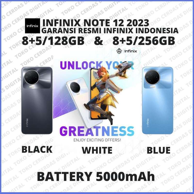 Jual INFINIX NOTE 12 2023 8/128GB & 8/256GB GARANSI RESMI di Seller ...