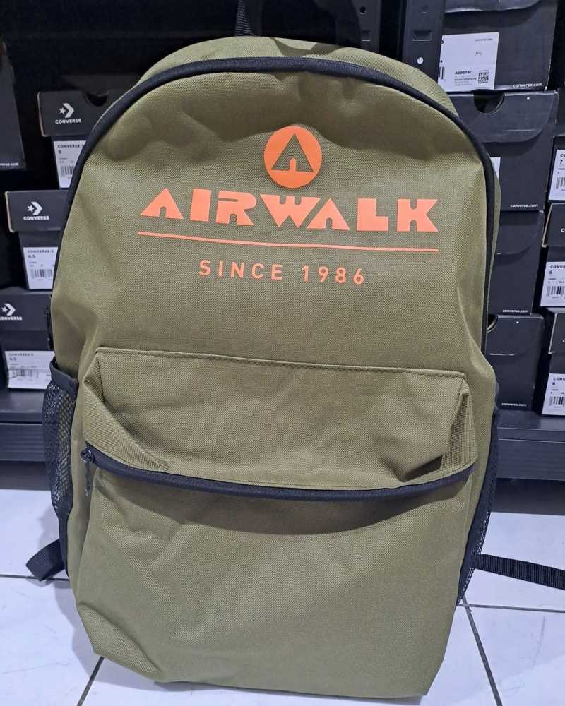 Jual TAS RANSEL AIRWALK BACKPACK HIJAU di Seller RengoShop - Kalideres ...