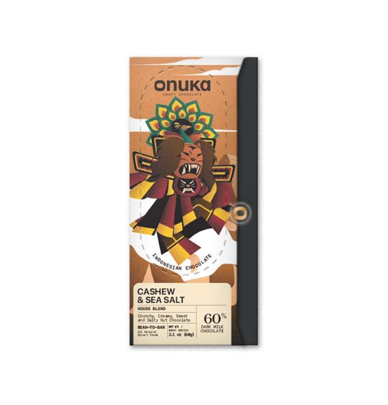 Jual Onuka Cashew & Sea Salt Milk Chocolate - 60g Di Seller Onuka ...