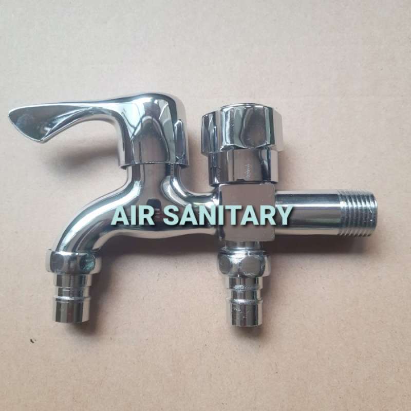 Jual kran cabang shower model lurus | kran shower cold only di Seller ...