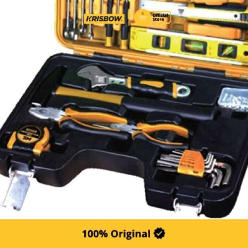 Promo Krisbow Mechanic Toolkit Perkakas Mekanik Lrtkm51 Set 51 Pcs ...