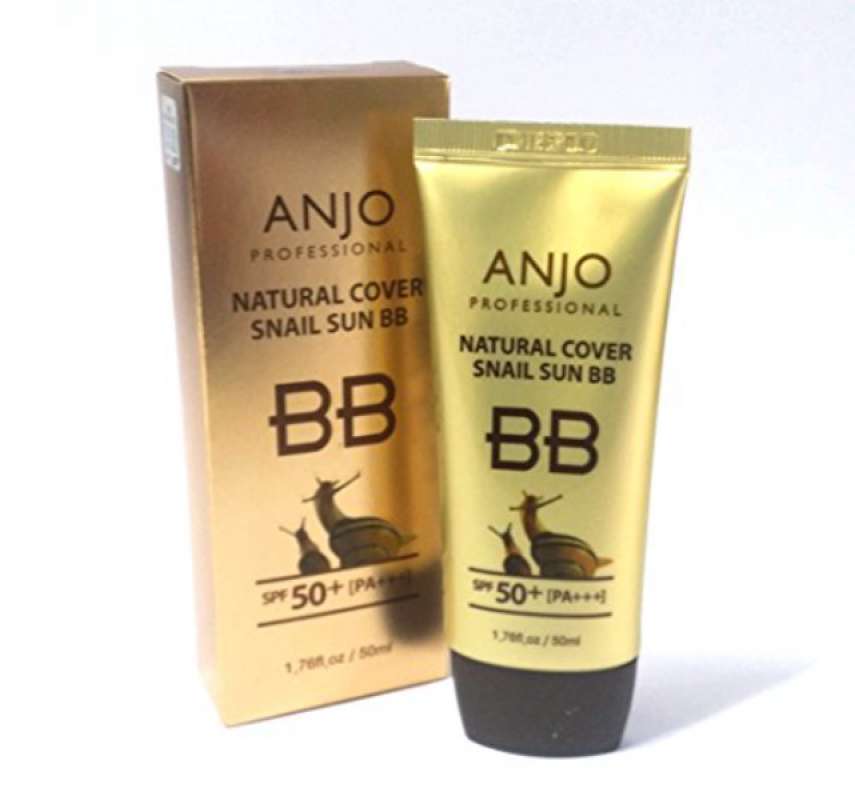 Jual [anjo] Natural Cover Snail Sun Bb Cream Spf 50+pa+++ 50ml X 1ea Di Seller Exborders ...