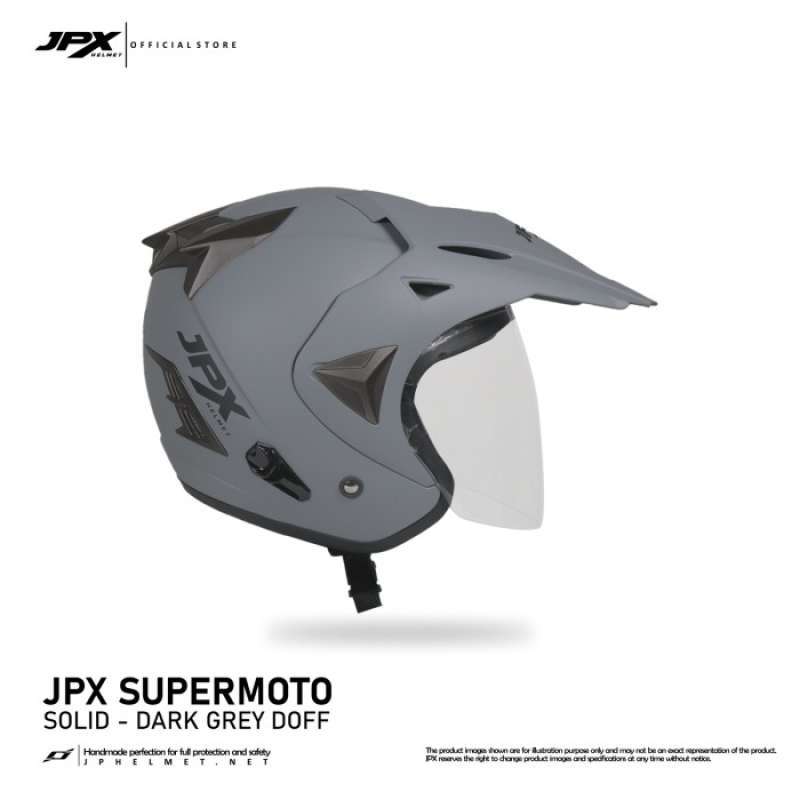 Promo Helm Jpx Supermoto Solid - F.green Doff Xl Diskon 30% Di Seller ...