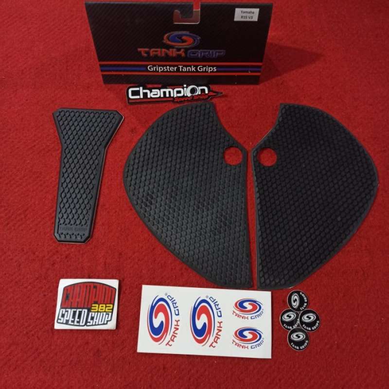 Promo Paket Tankpad Tankgrip Side Tank Pad Grip WR3 Yamaha R15 V3 ...