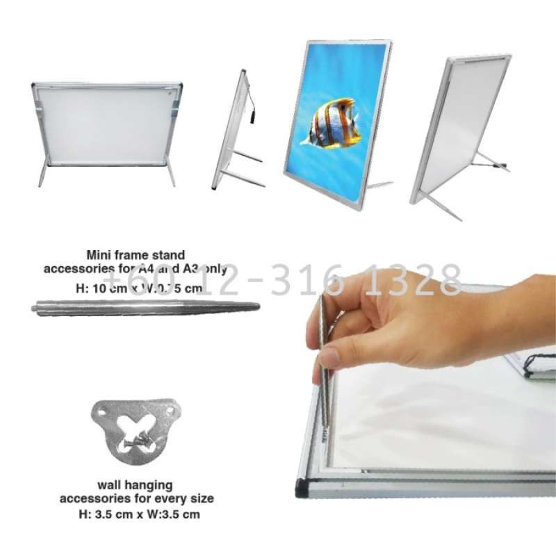 Promo Slimlite Lightpad A2 Frame Slim Light Led Neon Box Display Poster ...