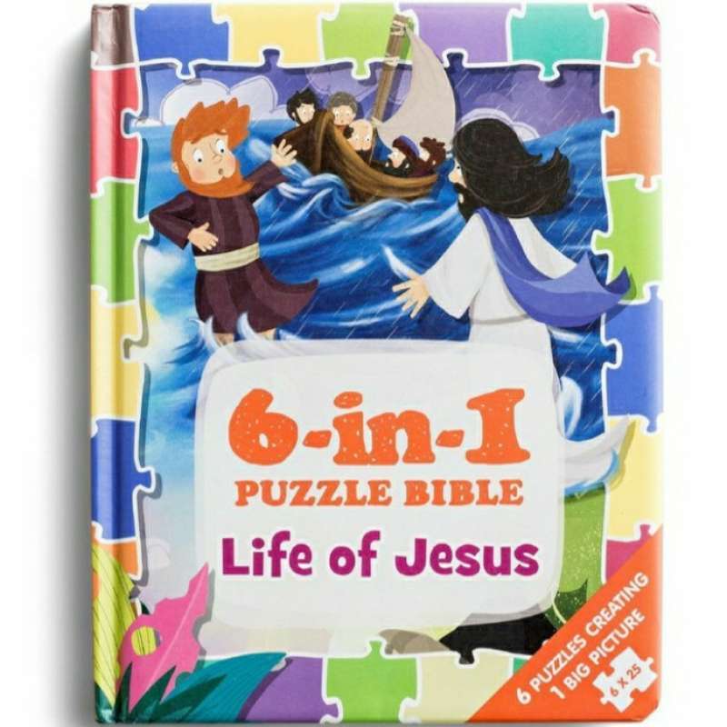 Jual 6-In-1 Puzzle Bible : Life Of Jesus / Buku Aktivitas Anak Kristen ...