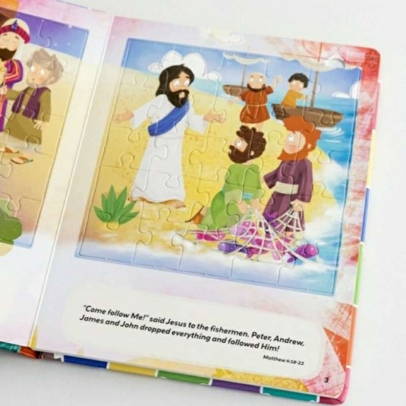 Jual 6-In-1 Puzzle Bible : Life Of Jesus / Buku Aktivitas Anak Kristen ...