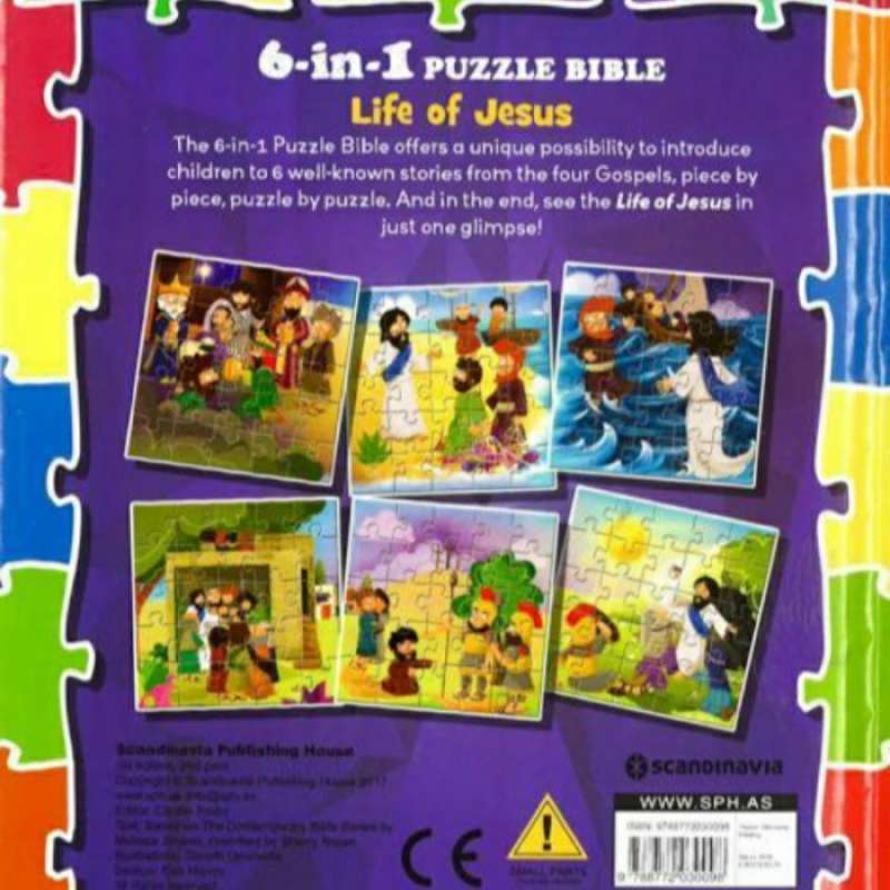 Jual 6-In-1 Puzzle Bible : Life Of Jesus / Buku Aktivitas Anak Kristen ...