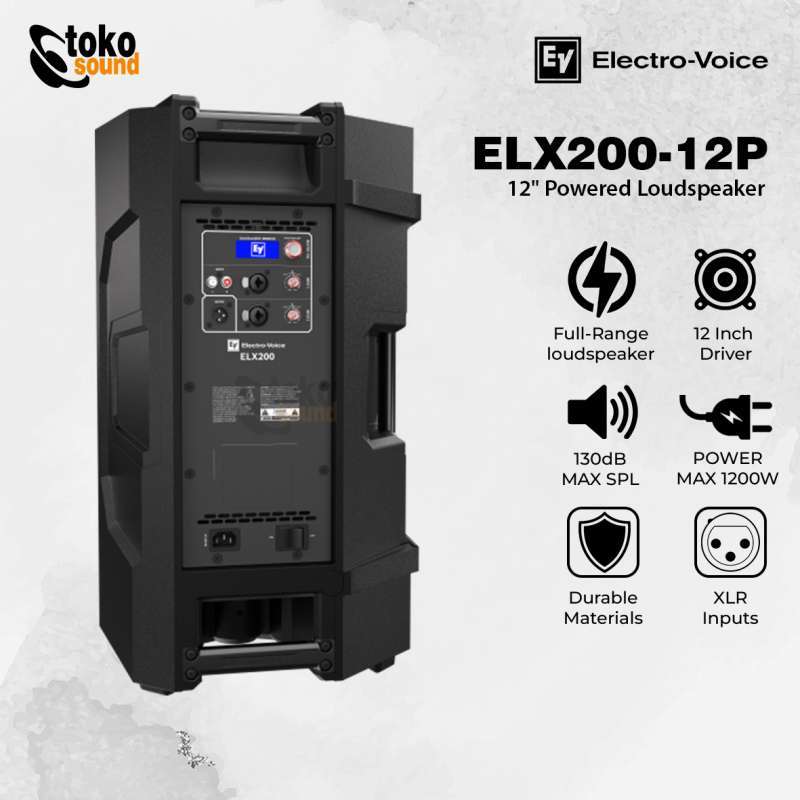 Jual Electro-voice Elx200-12p Elx200 12p - 12 Inch Powered Loudspeaker ...