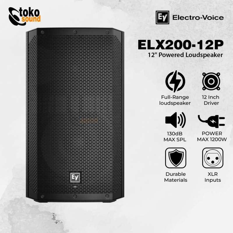 Jual Electro-voice Elx200-12p Elx200 12p - 12 Inch Powered Loudspeaker ...