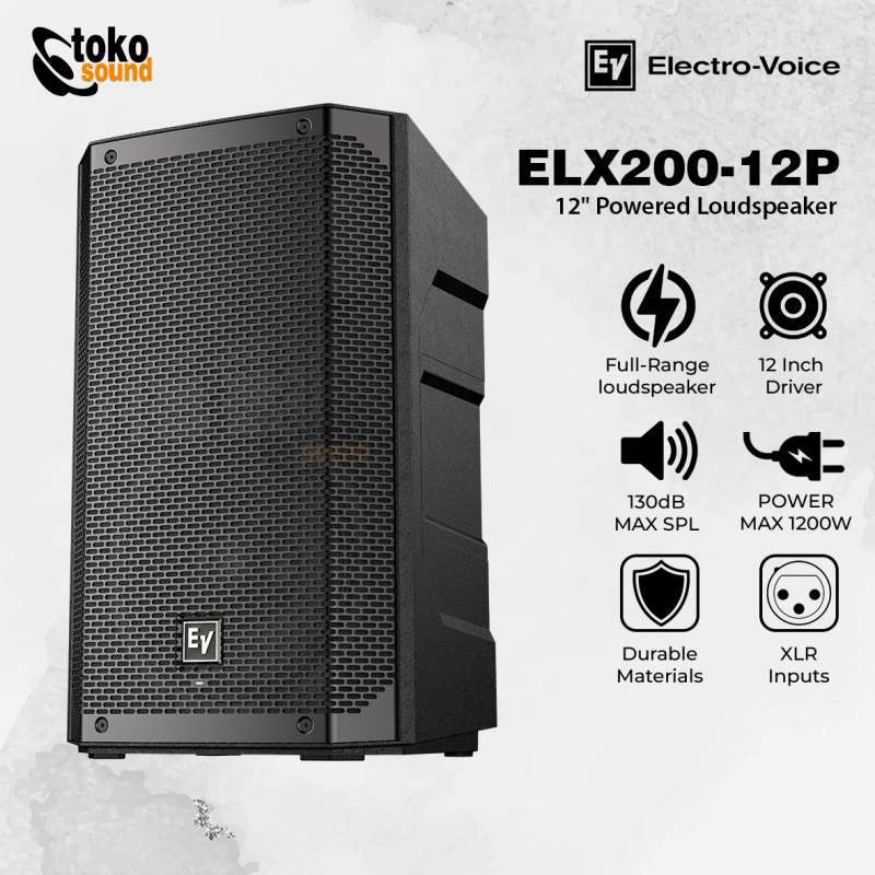 Jual Electro-voice Elx200-12p Elx200 12p - 12 Inch Powered Loudspeaker ...