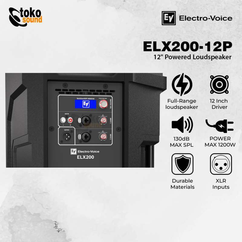 Jual Electro-voice Elx200-12p Elx200 12p - 12 Inch Powered Loudspeaker ...