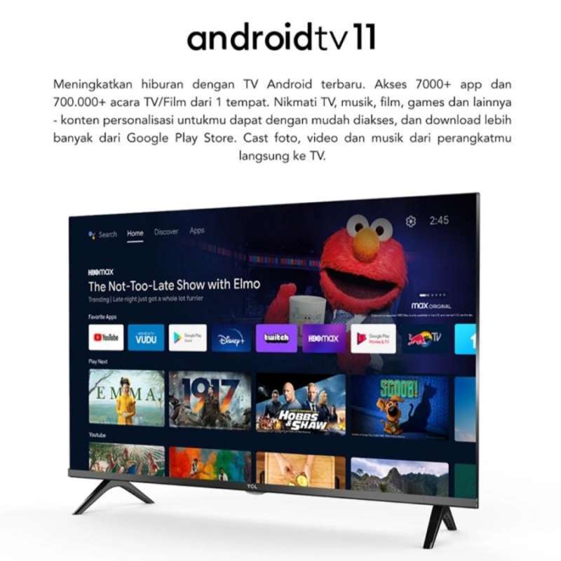 Jual TV LED 32 INCH TCL 32A7 NEW 2022 ANDROID 11 LAYAR A+ YOUTUBE GARANSI di Seller Jack Dublin ...