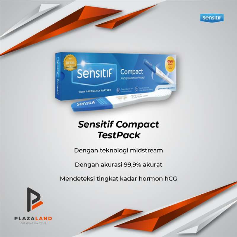 Promo Test Kehamilan SENSITIF COMPACT Tespek Test Pack Test Uji Hamil ...