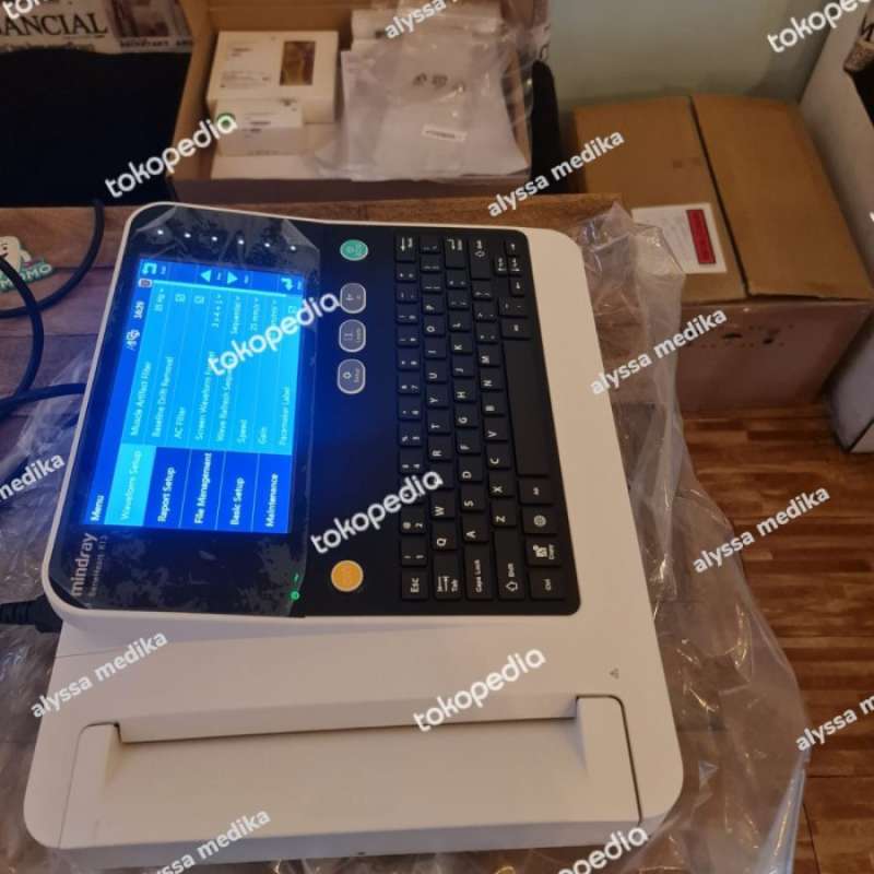 Jual Ekg 12 Channel Mindray R12 / Ecg R12 Mindray Plus Trolley Di ...