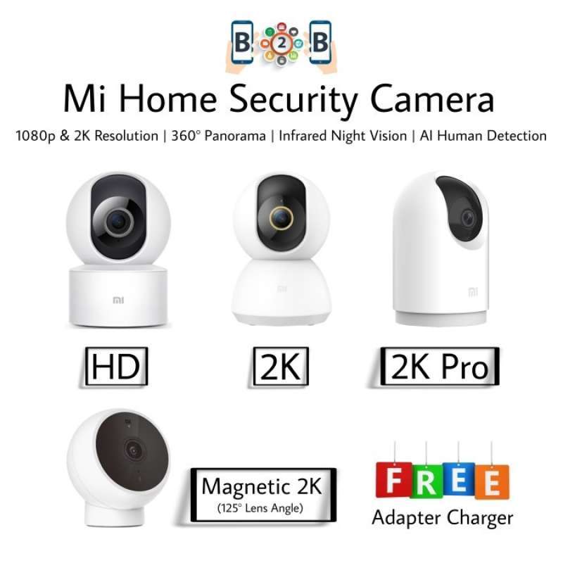 Promo Mi Home Security Camera 360 HD / 2K / 2K Pro - Mi Smart CCTV ...
