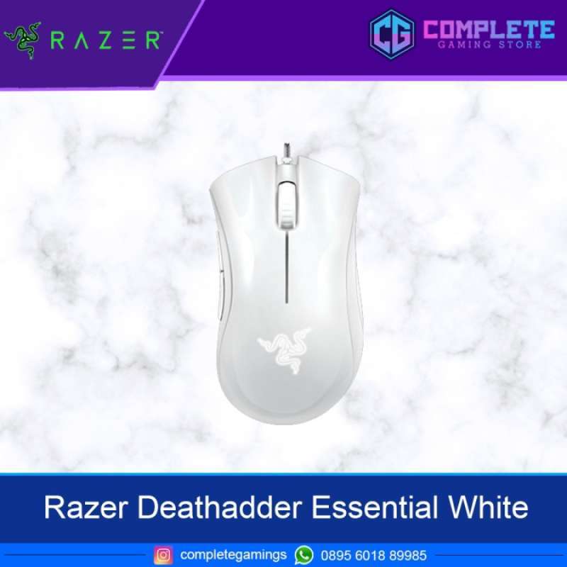Jual Razer DeathAdder Essential White - Gaming Mouse di Seller CGS Comp ...
