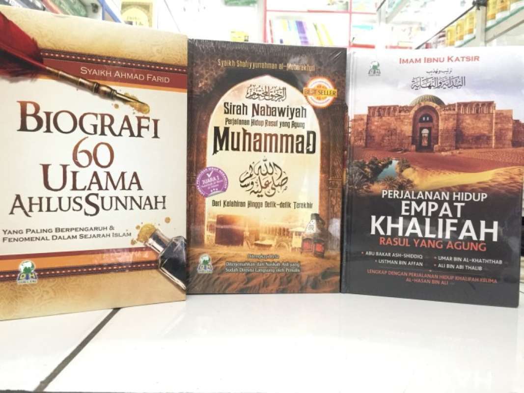Promo Paket Buku Biografi 60 Ulama Sirah Nabawiyah Empat Khalifah ...