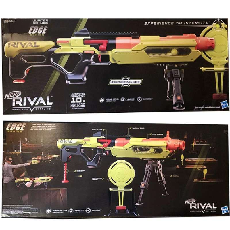 Promo NERF Rival Blaster Jupiter XIX-1000 Edge Series with Target &10 ...