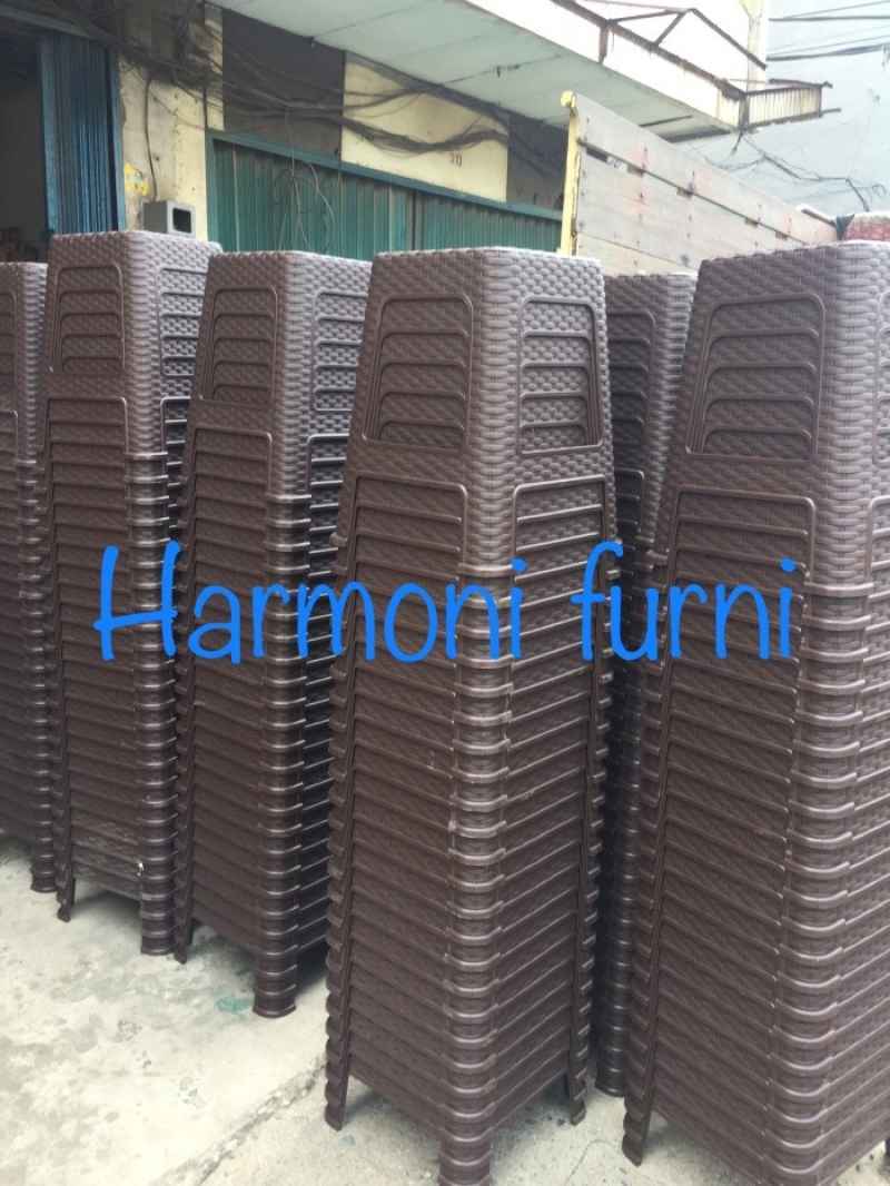 Jual Kursi Baso/warung/cafe Motif Anyaman Rotan Olymplast Non Logo Di ...