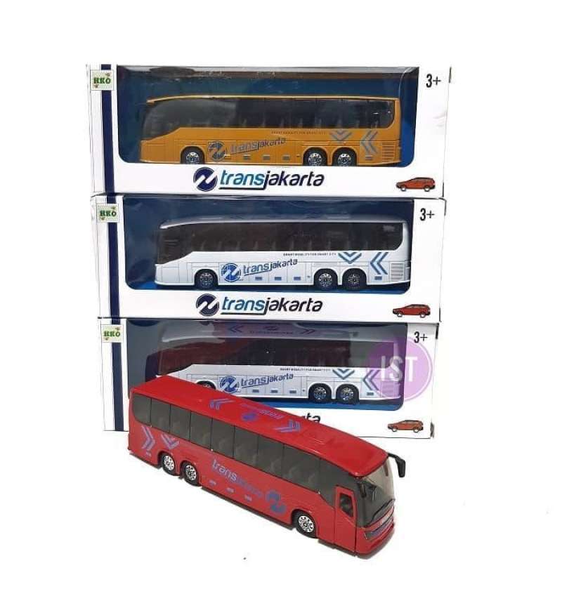 Promo Mainan Bus Transjakarta Besi - Busway Transjakarta Die Cast ...