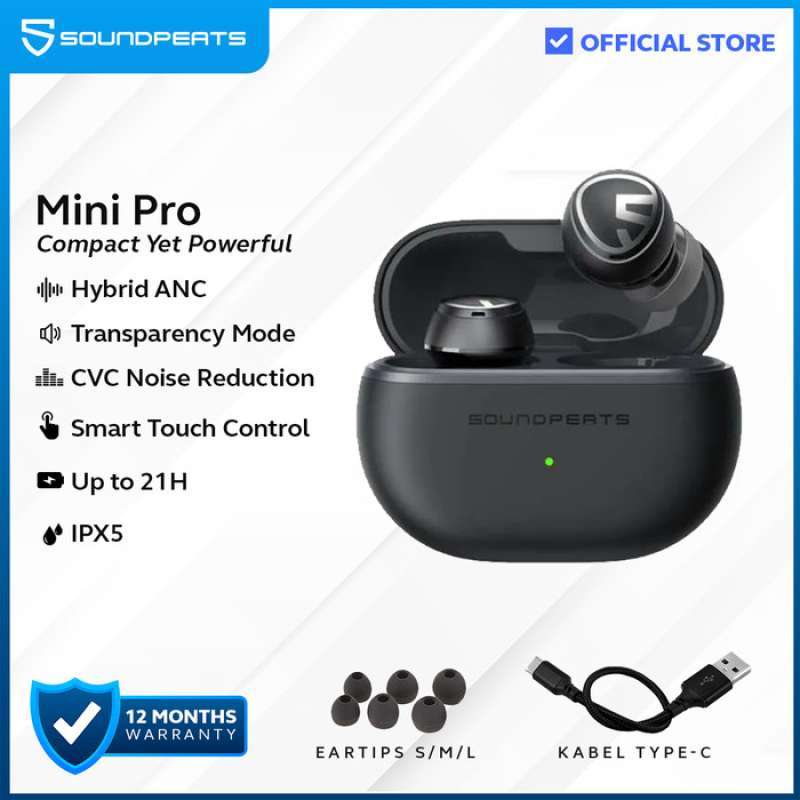 Jual Soundpeats Mini Pro True Wireless Earbuds - Black Di Seller Sanbox ...