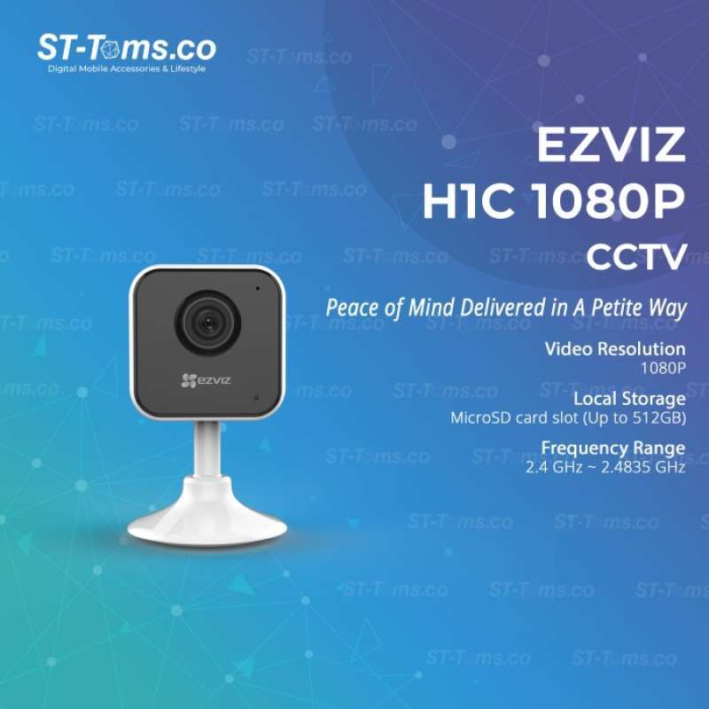 Jual Ezviz H1C CCTV Smart Home Wi-Fi Camera 2MP 1080p di Seller ST-Toms ...