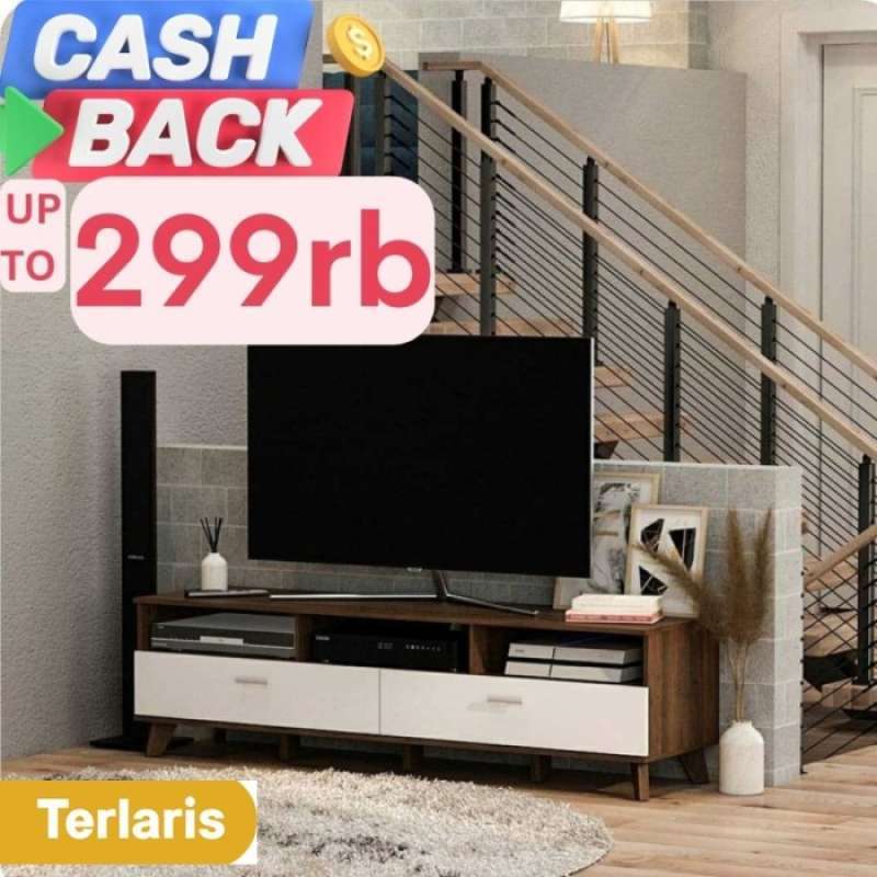 Promo MEJA TV RAK TV BESAR ARSEN TV 153 HARGA PABRIK - KHUSUS JNE ...