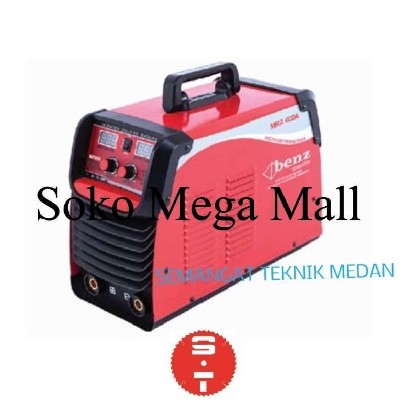 Promo Berkualitas MMA400 MESIN TRAFO LAS INVENTER 400A MMA-400 MMA 400 A 3 PHASE BENZ GFV436 ...