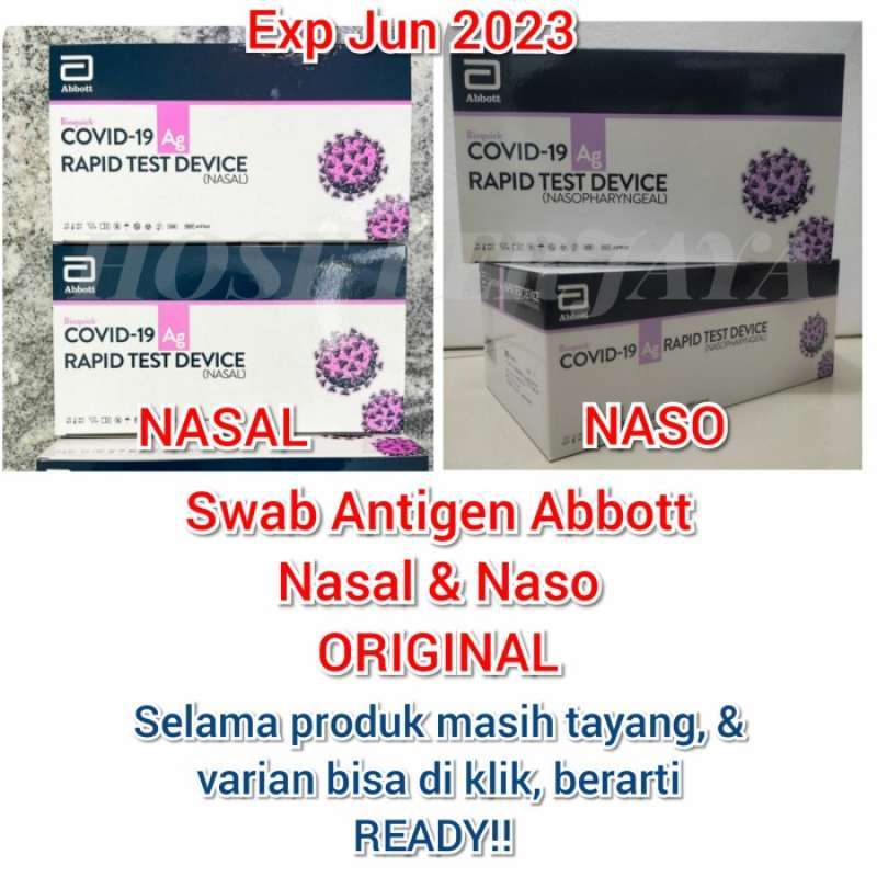 Jual Abbott Panbio Bioquick Nasal / Naso - Alat Swab Rapid Test Antigen ...