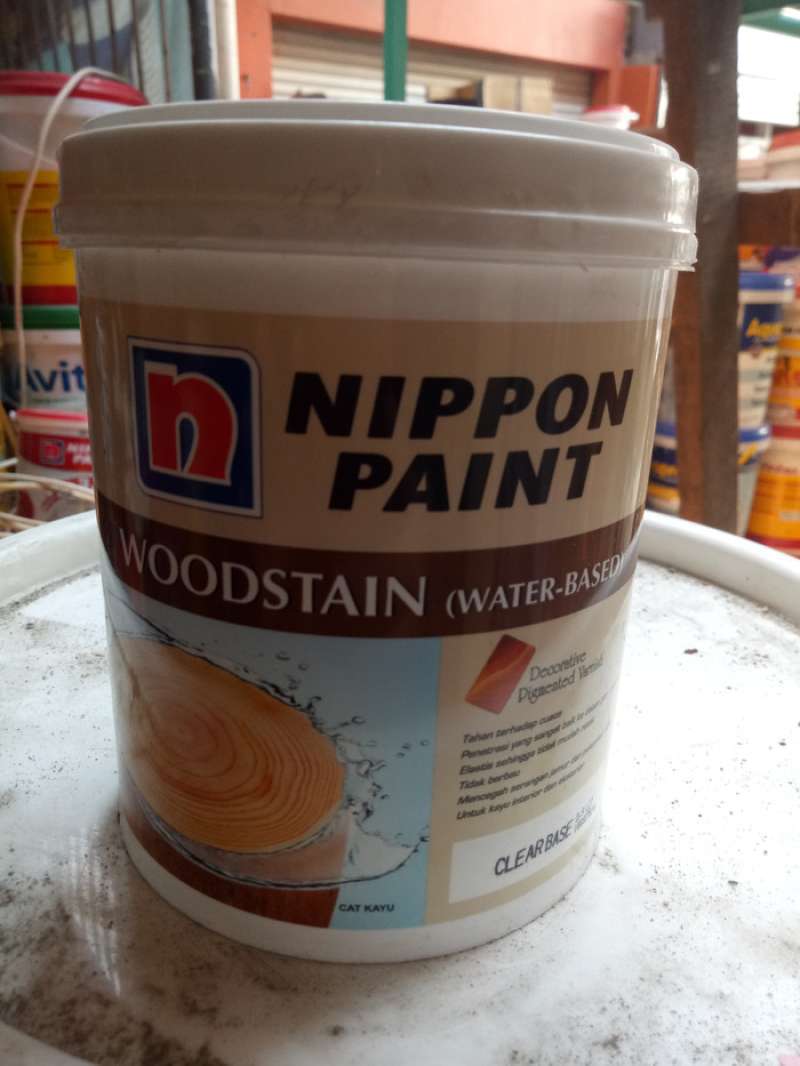 Promo Woodstain Nippon Paint Water Base (1 Liter) Diskon 23% Di Seller ...