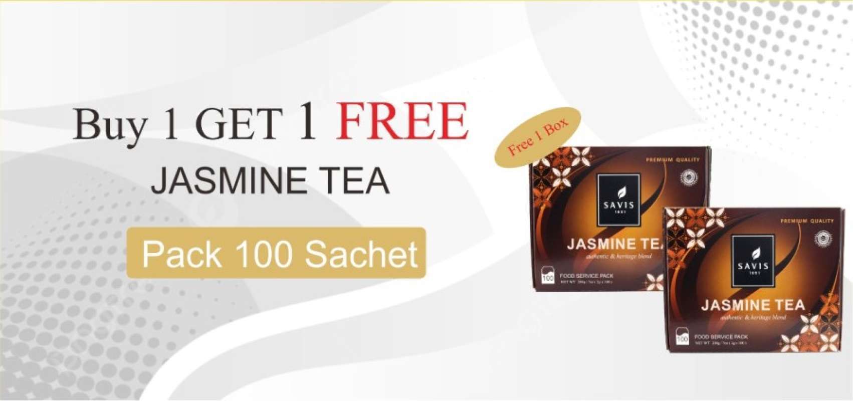 Jual Teh Premium Savis Jasmine Tea - 100 Teabag Di Seller Savis Tea ...