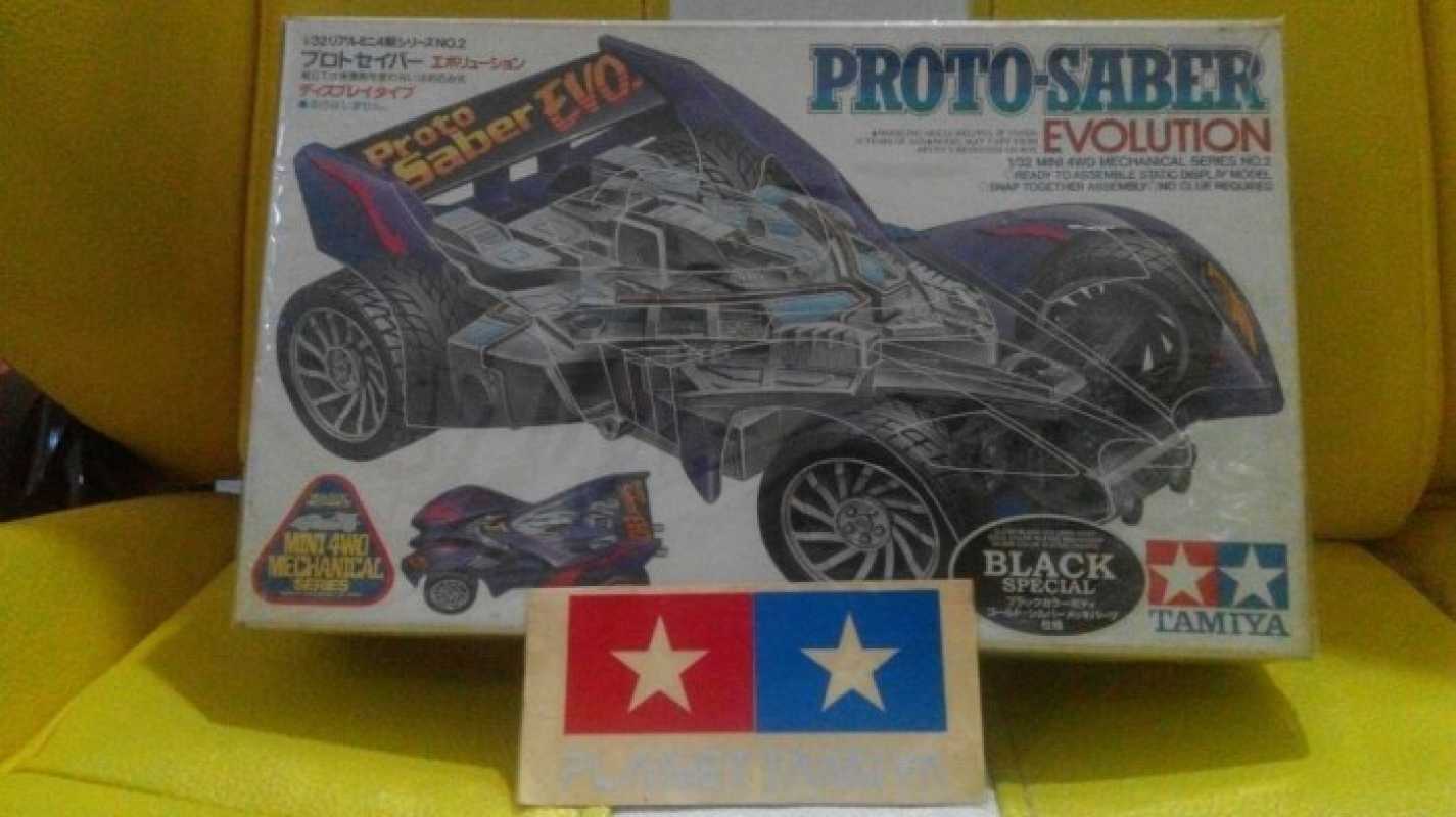 Promo Tamiya Mini 4wd Proto Saber Mechanical Black Special Diskon 29% ...