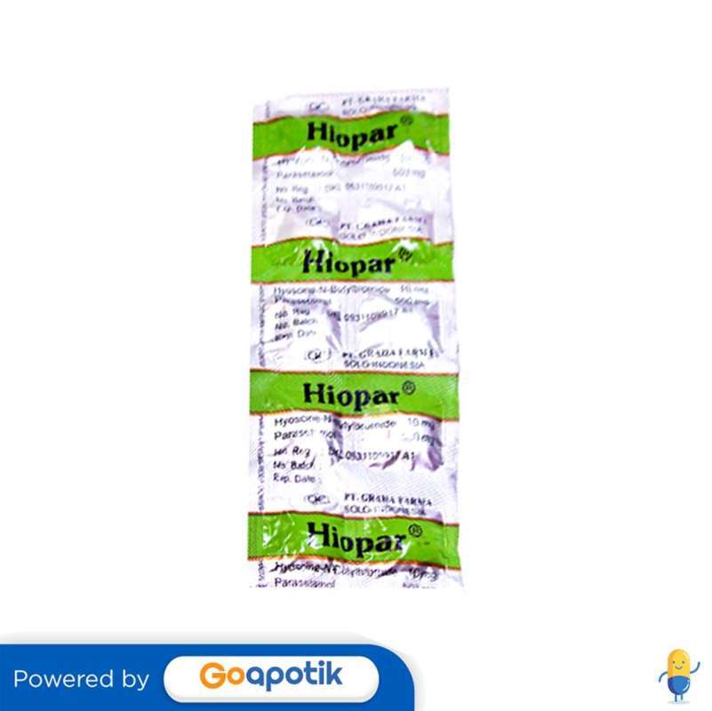 Jual Hiopar Strip 10 Tablet Di Seller Apotek Berkah Bersama Sejahtera ...